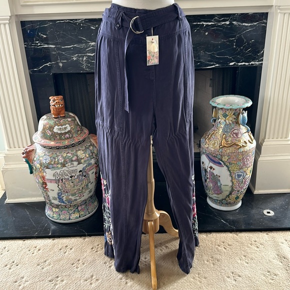 Johnny Was | Pants & Jumpsuits | Nwt Johnny Was Charcoalpurple ...